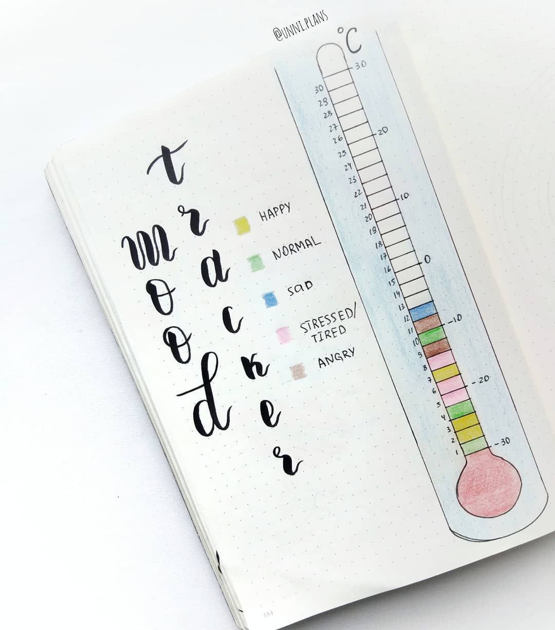 Mood Tracker Bullet Journal Template