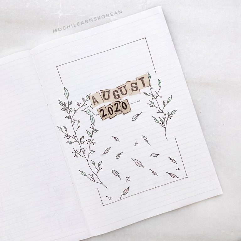 34 August Bullet Journal Ideas For Your Bujo Pages