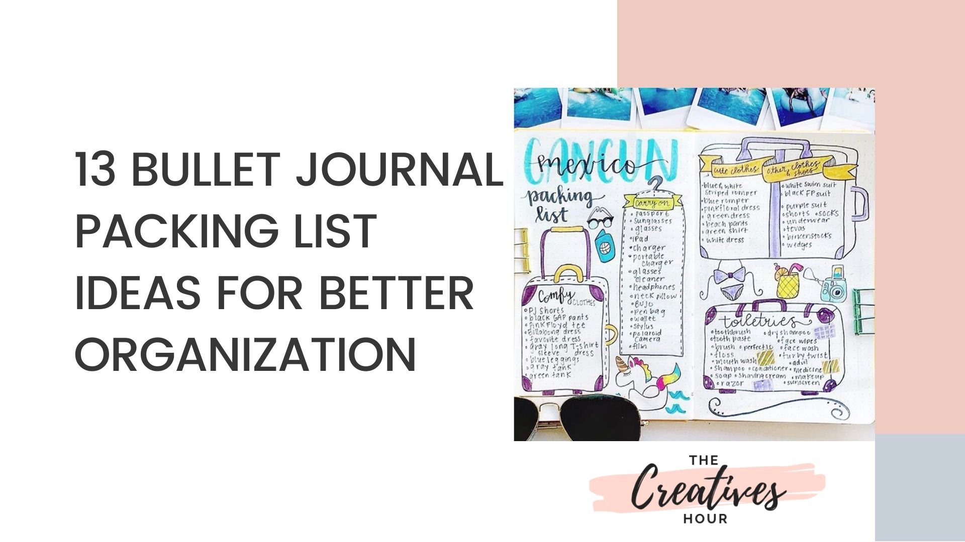 20+ Bullet Journal Packing List Ideas for Better Organization
