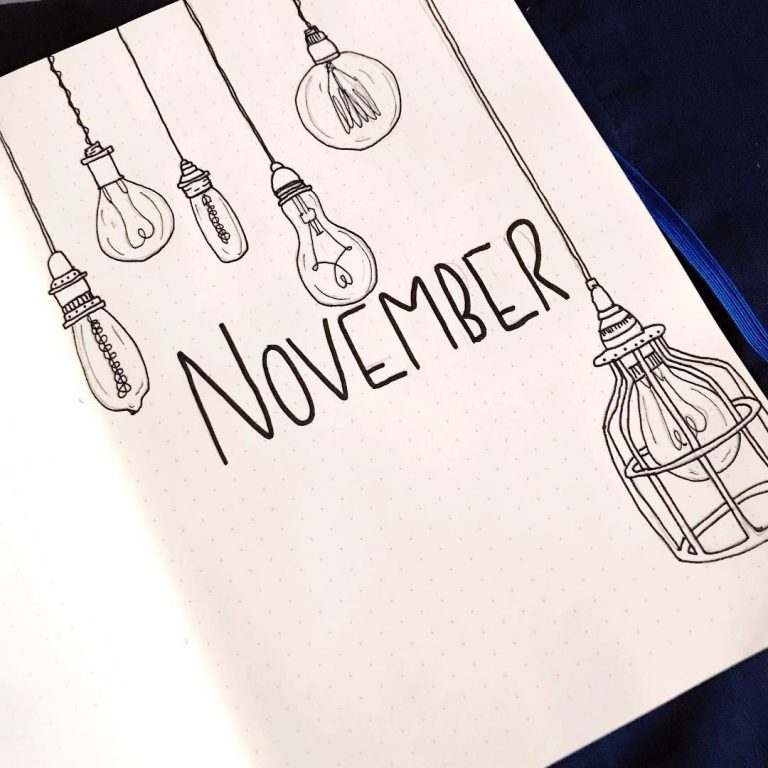 34+ November Bullet Journal Ideas For Your Bujo