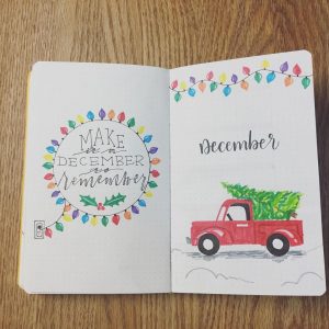 55+ Innovative Ideas For Your December Bullet Journal