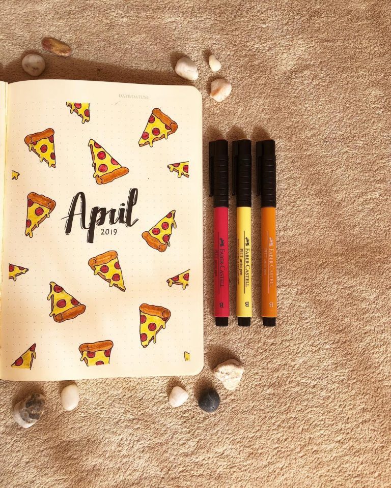 20+ Unique April Bullet Journal Ideas For This Spring