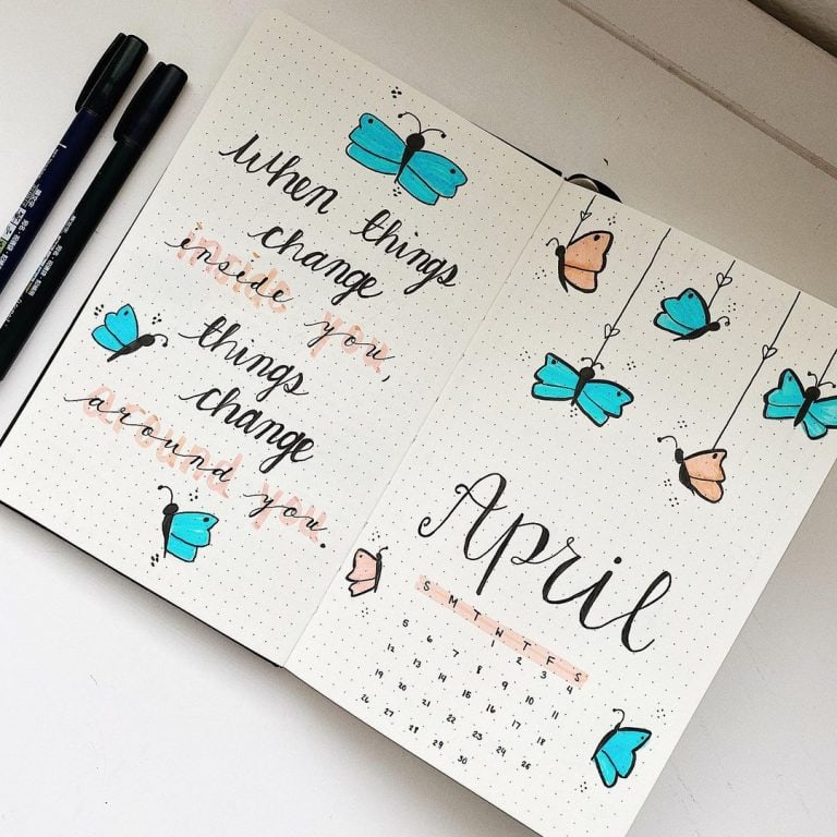 25+ April Bullet Journal Quotes To Inspire You