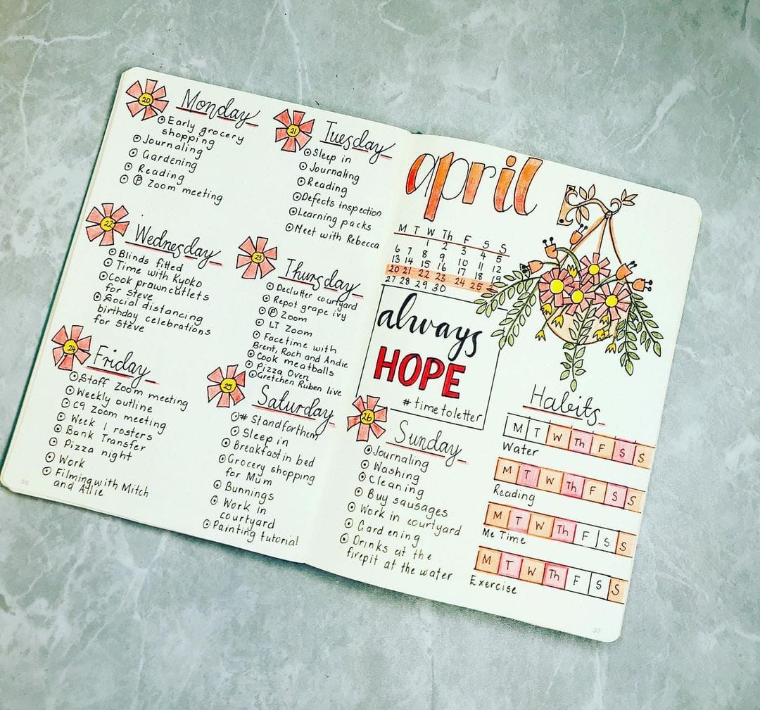 25+ April Bullet Journal Quotes To Inspire You