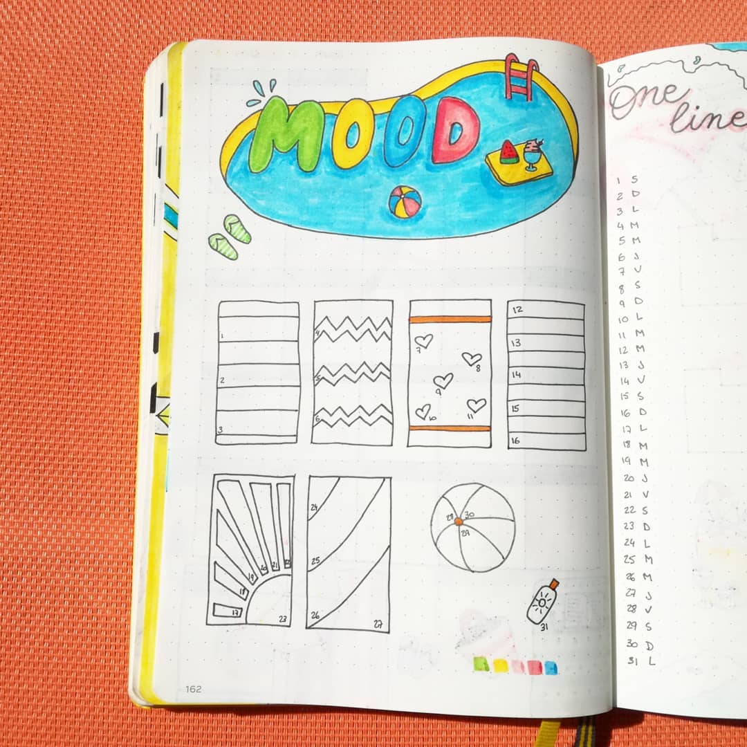 30+ Refreshing and Fun Summer Bullet Journal Ideas