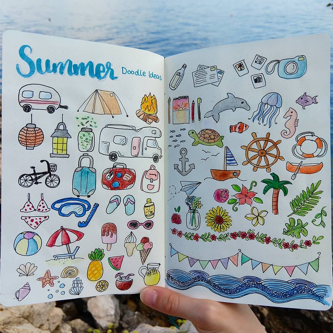 130+ Step-by-Step Doodle Ideas for a Creative Touch