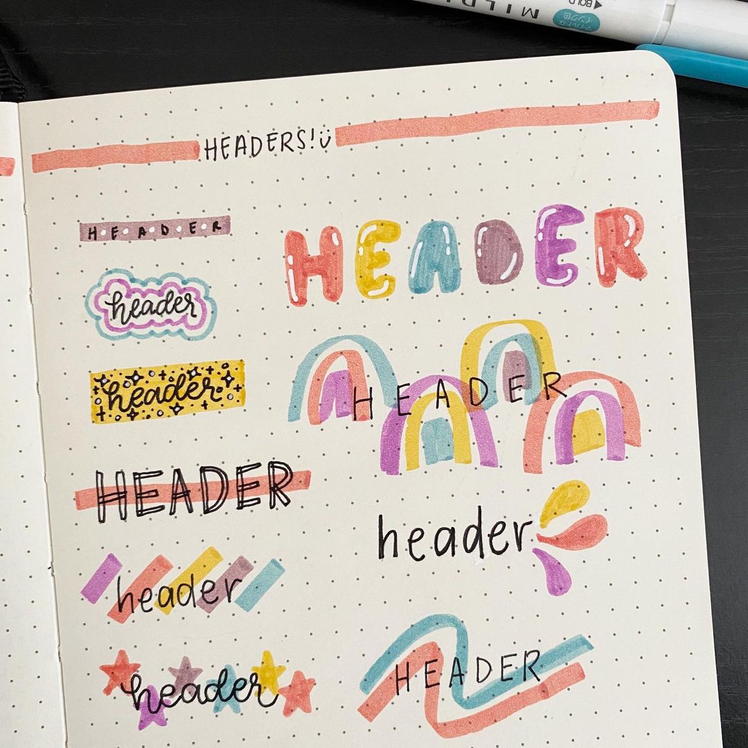 35+ Best Bullet Journal Headers & Title Ideas For 2023
