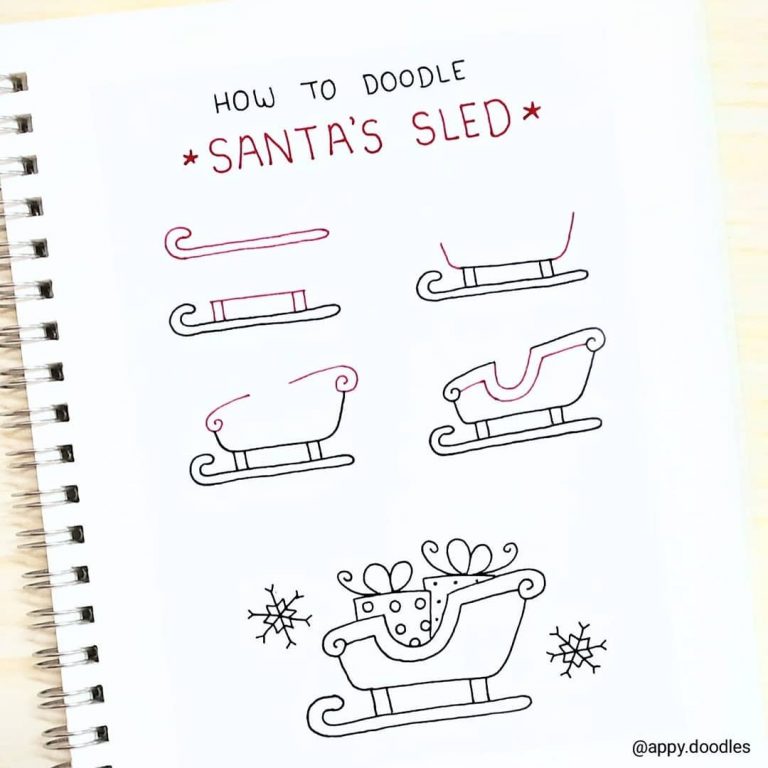 25 Easy Christmas Doodles You Can Draw