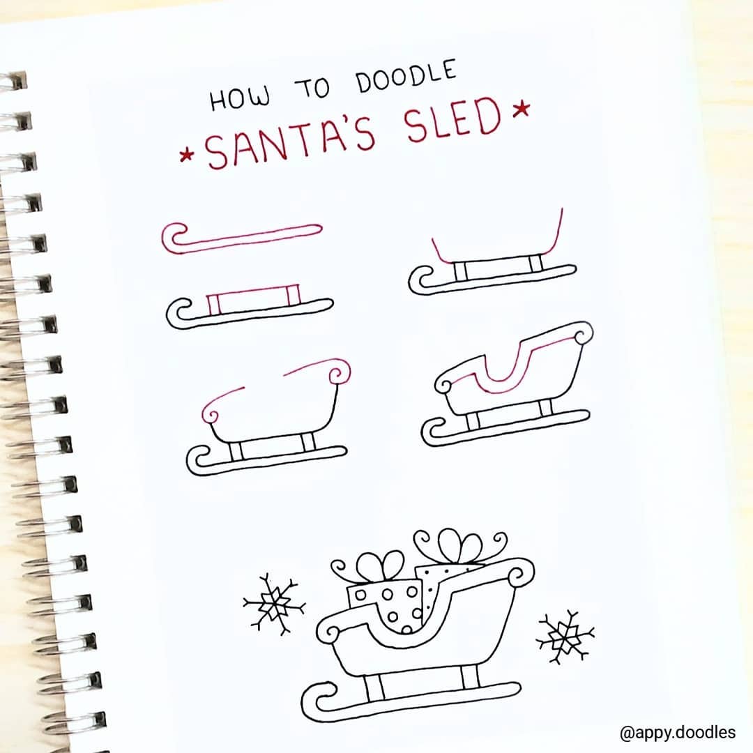 25 Easy Christmas Doodles You Can Draw