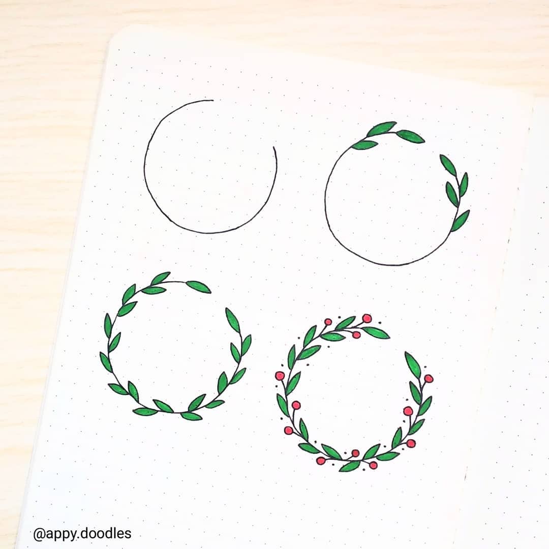 25 Easy Christmas Doodles You Can Draw