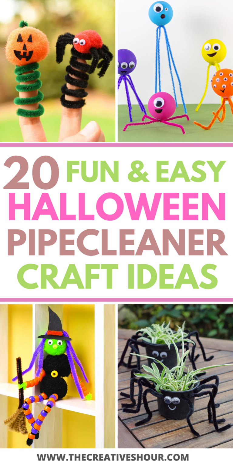 20 Pipe Cleaner Halloween Crafts For Kids To Make