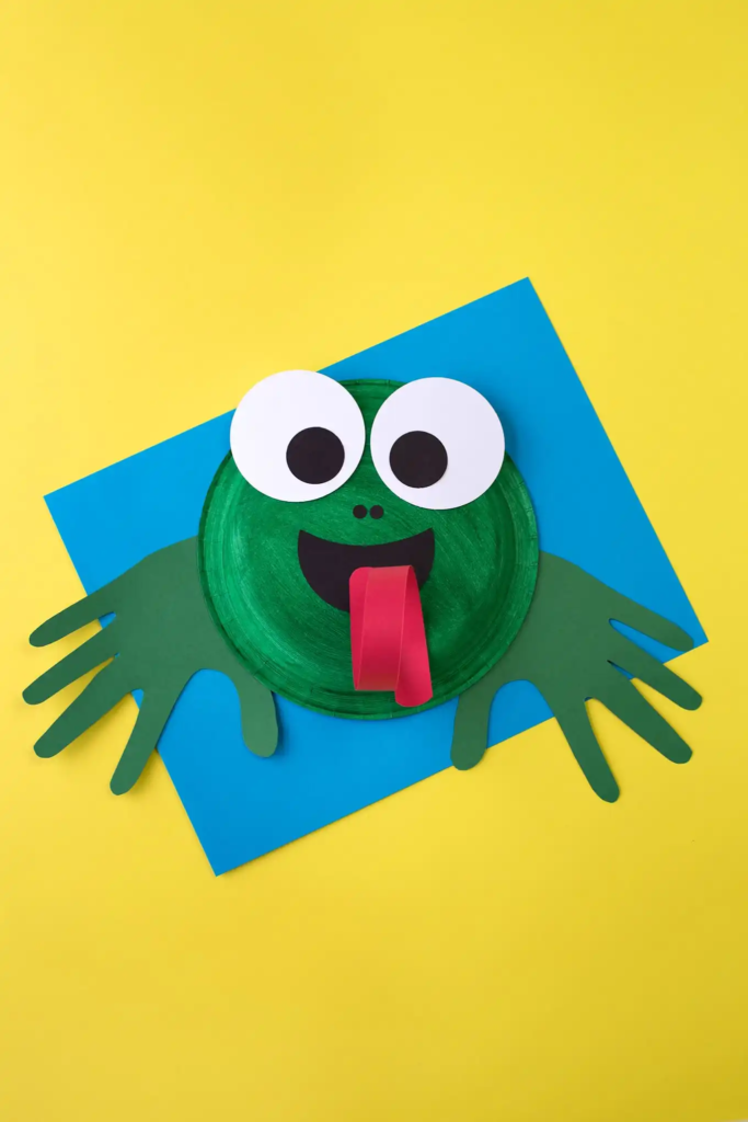 35+ Easy Frog Crafts for Preschooler Kids to Make