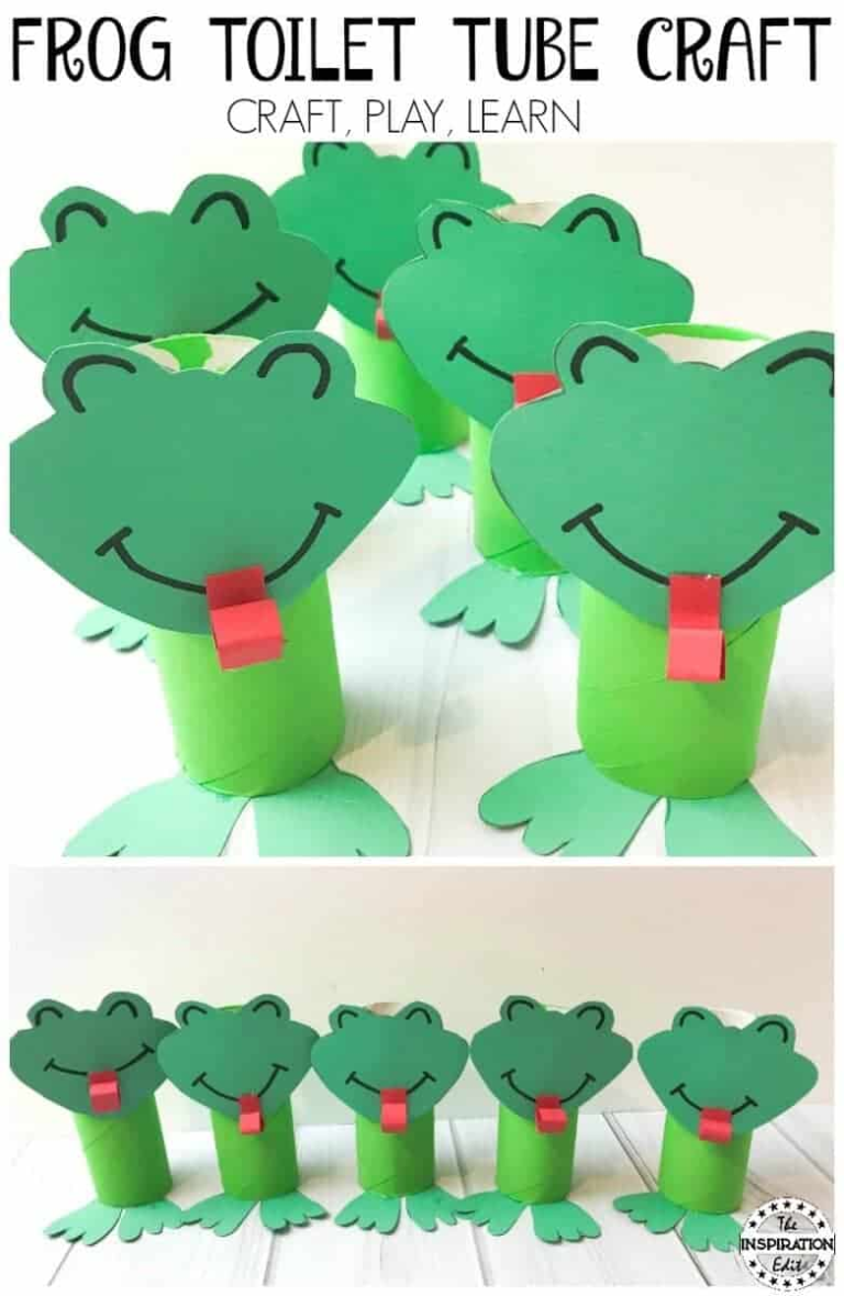 35+ Easy Frog Crafts for Preschooler Kids to Make