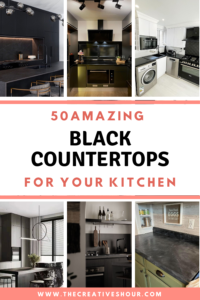 50 Brilliant Black Kitchen Countertops For A Modern Look