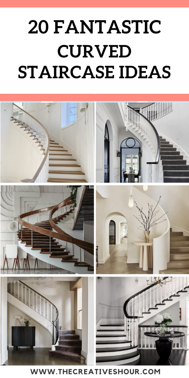 20 Beautiful Curved Staircase Ideas For Your Home