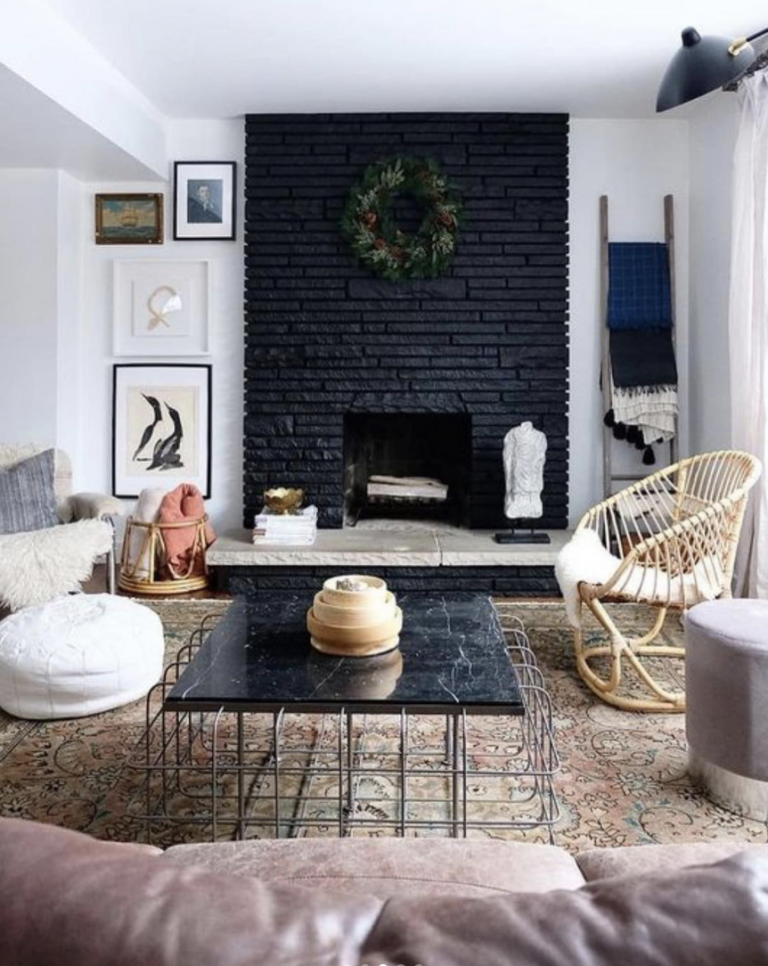 35 Amazing Black Fireplace Ideas To Inspire You Right Away