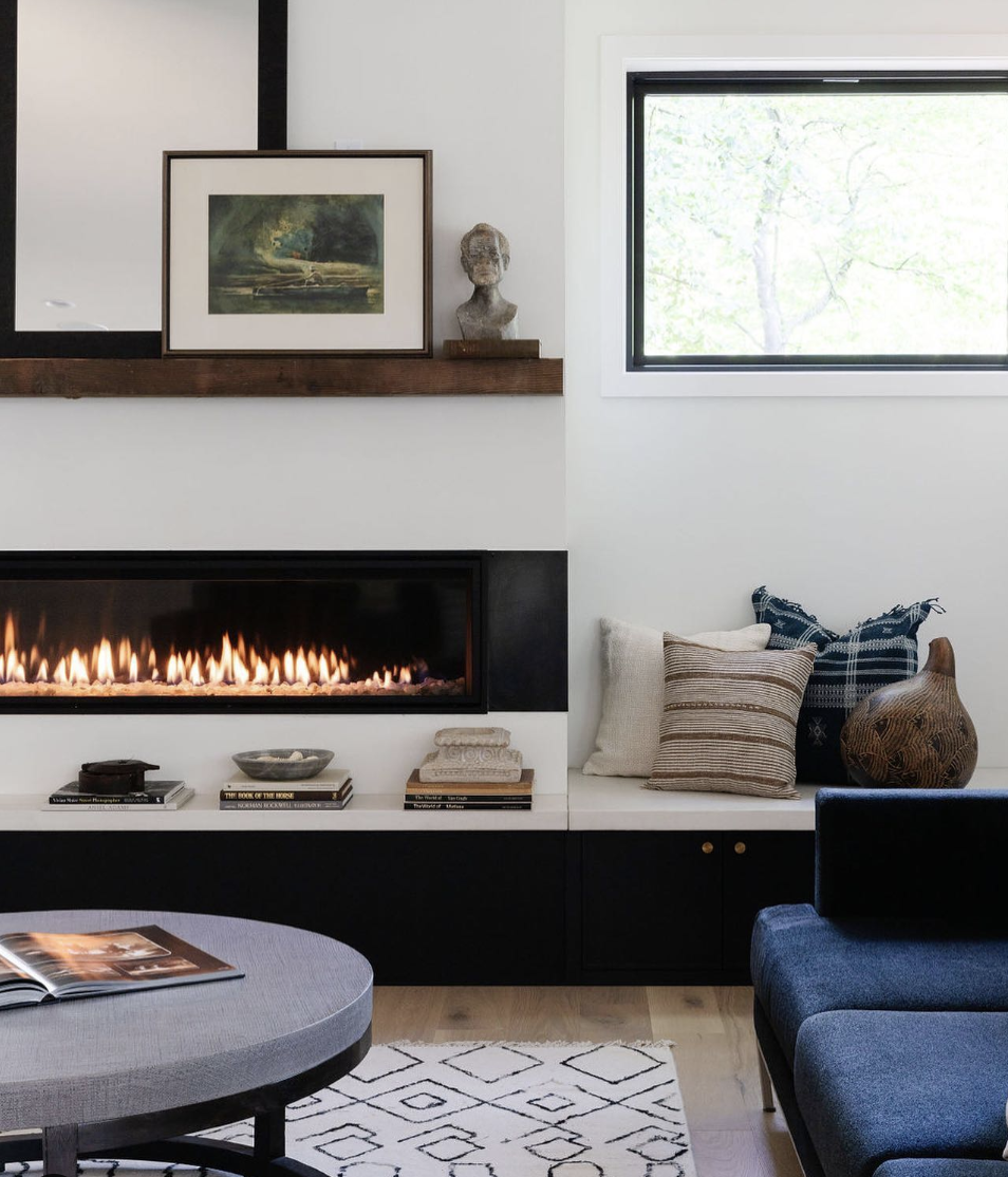 35 Brilliant Linear Fireplace Ideas For A Cozy Living Room