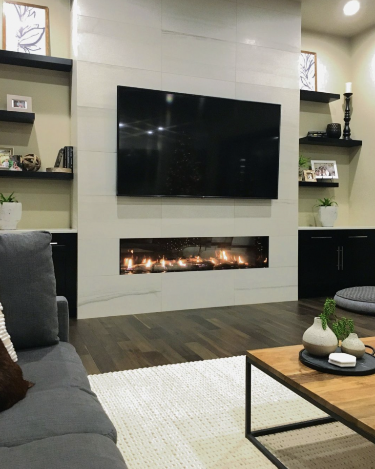 35 Brilliant Linear Fireplace Ideas For A Cozy Living Room