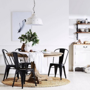 30 Beautiful Rug Under Round Dining Table Ideas