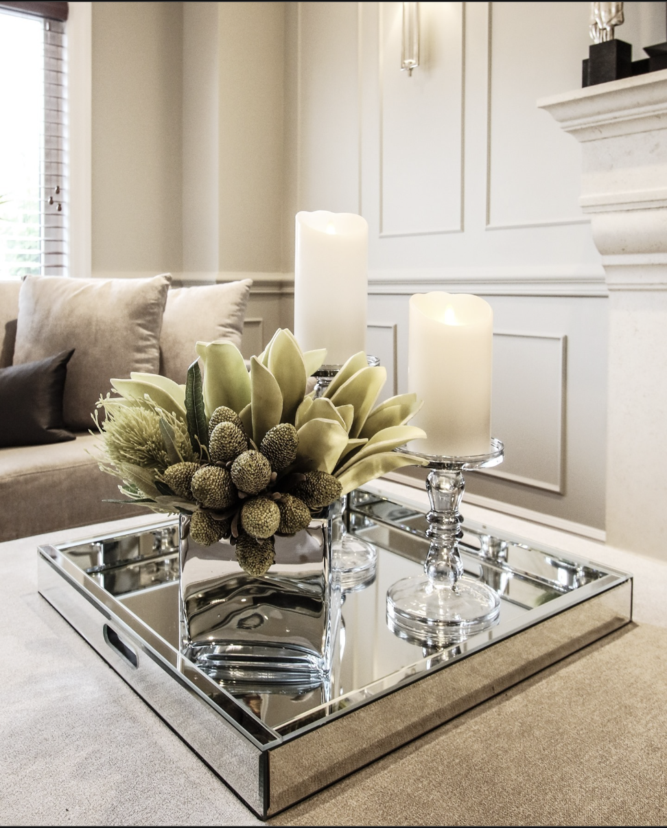 35 Beautiful Coffee Table Tray Ideas For Your Living Room