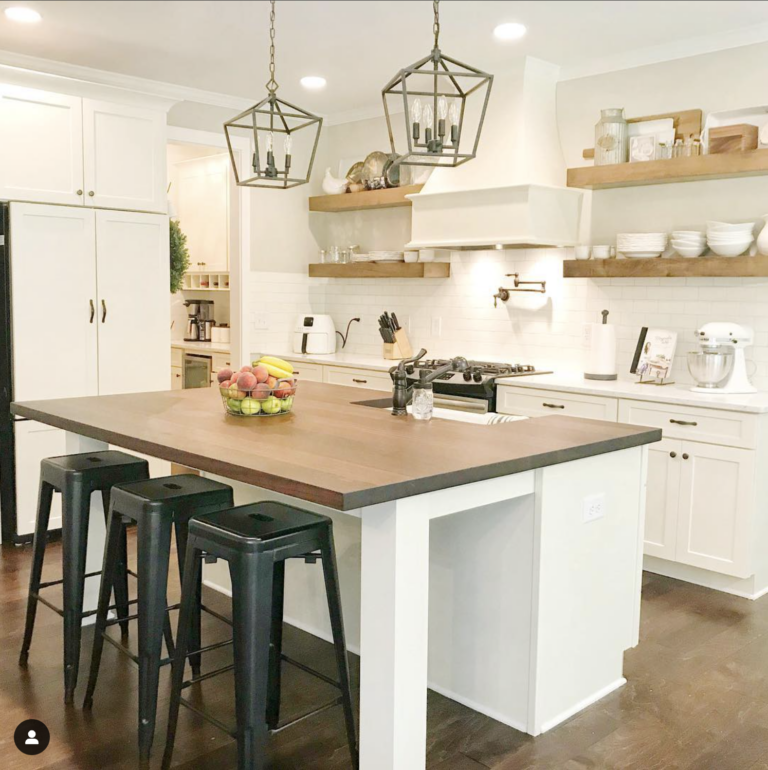 35 Beautiful Farmhouse Butcher Block Island Ideas