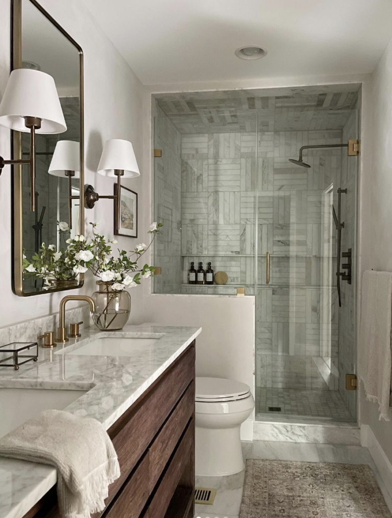 35 Beautiful Shower Curb Ideas For A Functional Bathroom