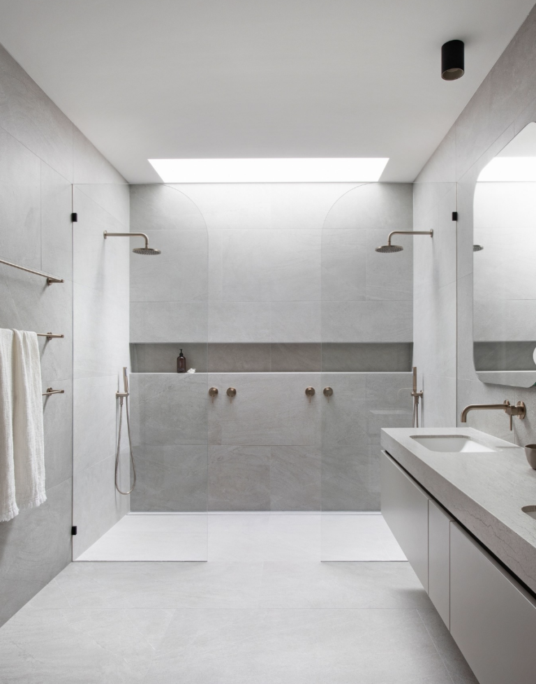 30 Gray Tile Bathroom Ideas To Inspire You Right Away