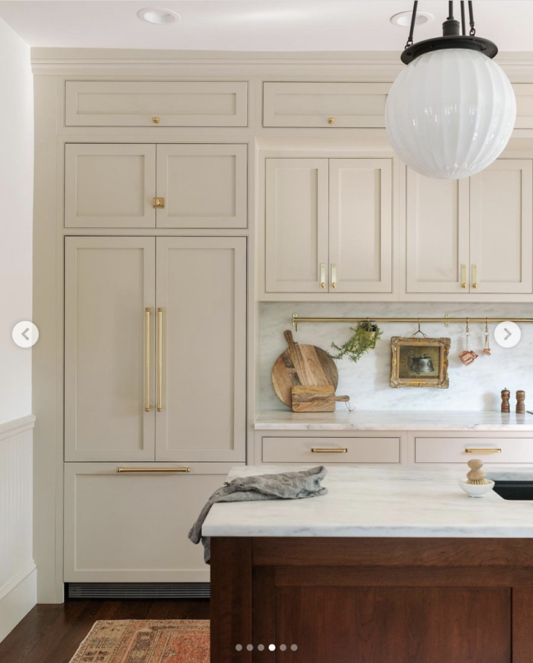 24 Beige Kitchen Cabinets That Are The New White