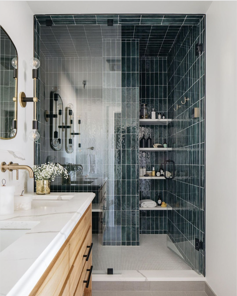 25 Vertical Tile Shower Ideas To Transform Your Bathroom