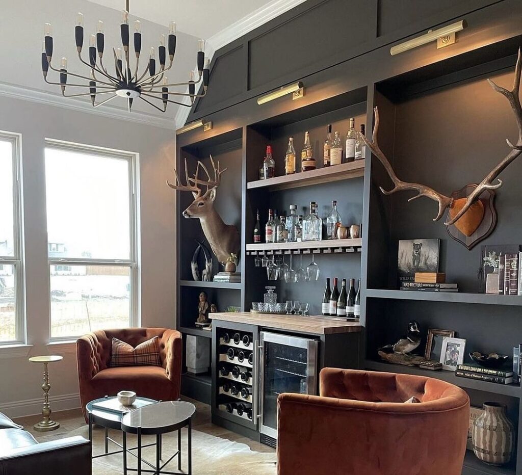 20 Beautiful And Cozy Home Lounge Room Bar Ideas