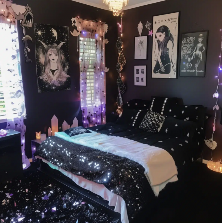 20 Amazing 90s Whimsy Goth Bedroom Ideas You Should See