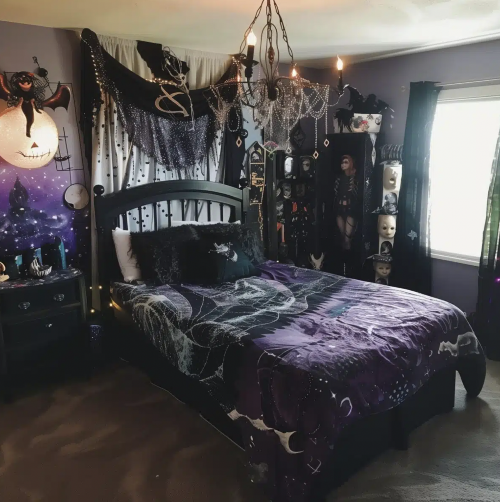20 Amazing 90s Whimsy Goth Bedroom Ideas You Should See