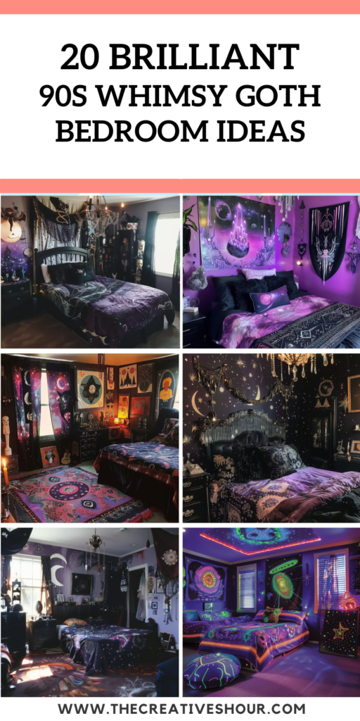 20 Amazing 90s Whimsy Goth Bedroom Ideas You Should See
