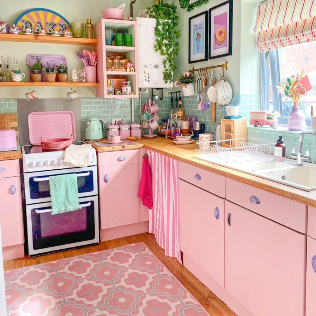 40 Most Beautiful And Unique Pink Kitchen Ideas