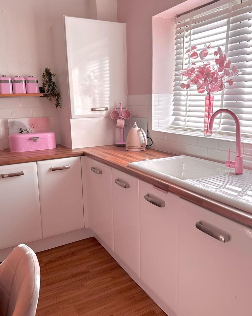 40 Most Beautiful And Unique Pink Kitchen Ideas