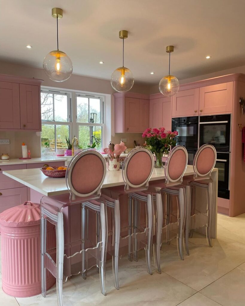 40 Most Beautiful And Unique Pink Kitchen Ideas