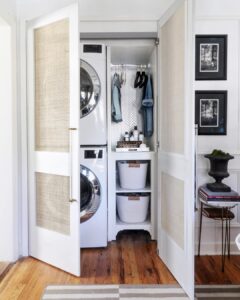 15 Functional Stackable Laundry Room Ideas