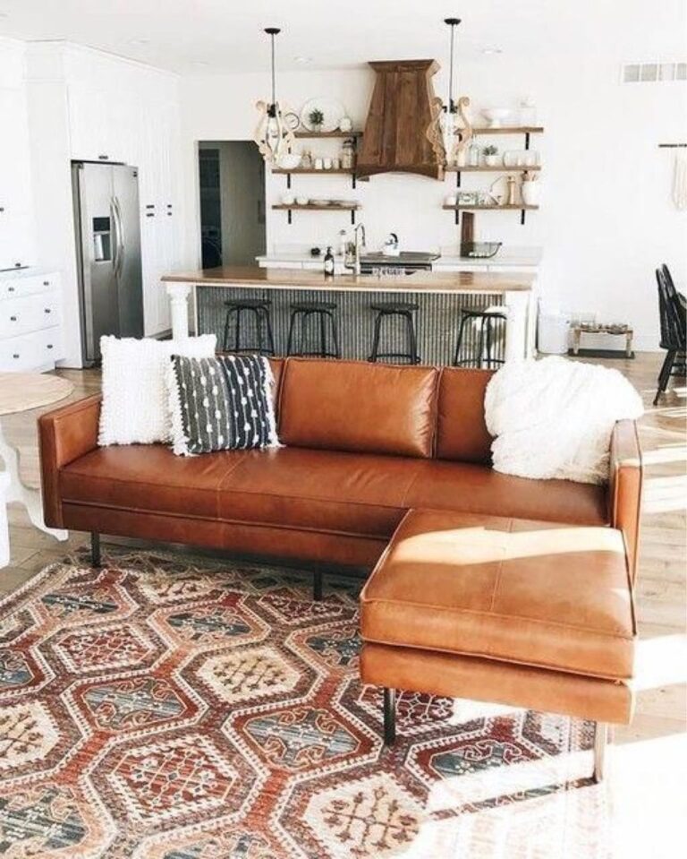 25 Amazing And Beautiful Brown Leather Couch Ideas You Will Love