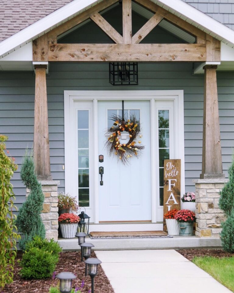 30 Cozy And Beautiful Small Front Porch Ideas You Will Love