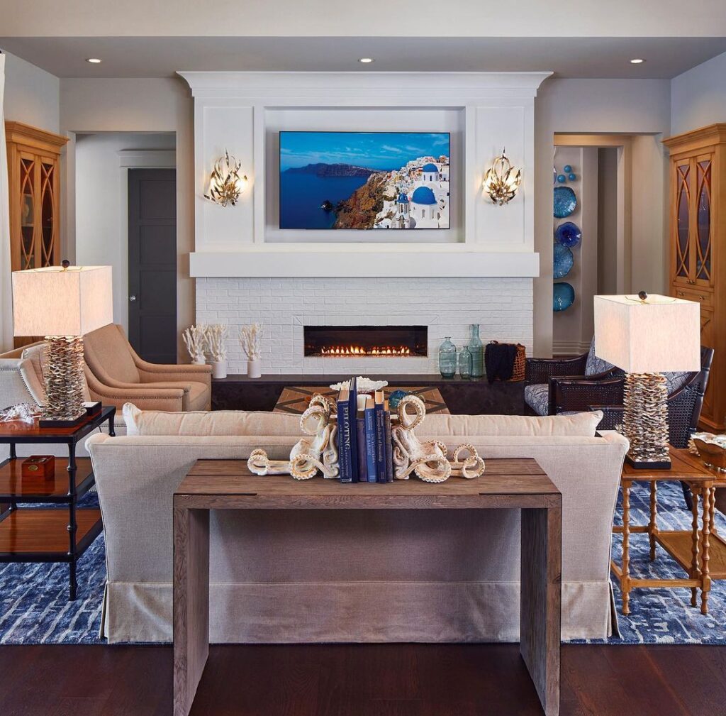 25 Most Beautiful And Lovely Coastal Fireplace Ideas You Will Love