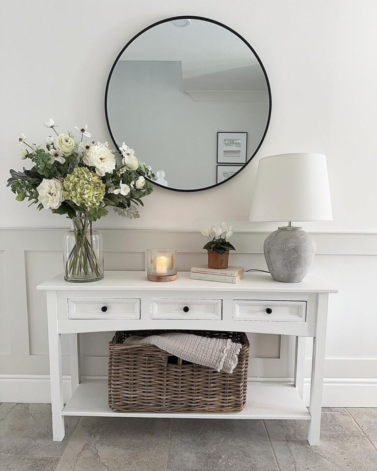 25 Modern And Stylish Console Table Lamp Ideas You Need To See