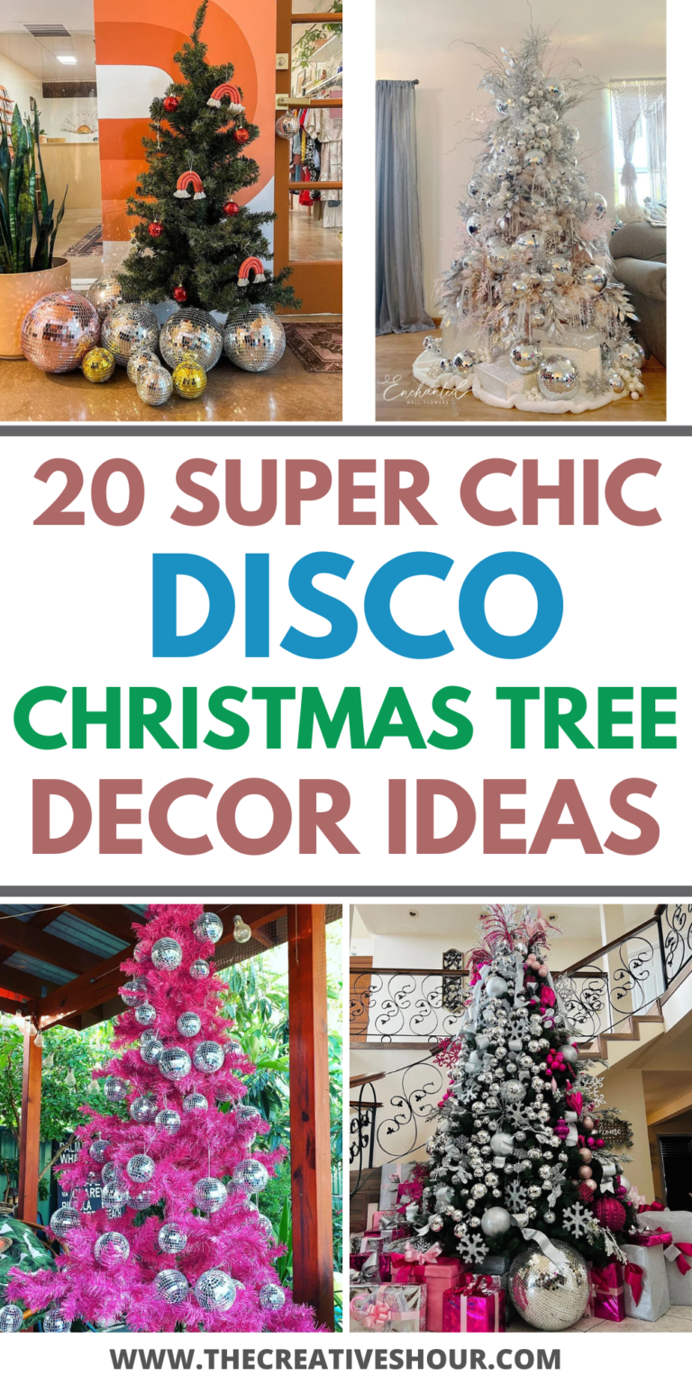 20 Super Chic And Beautiful Disco Christmas Tree Ideas