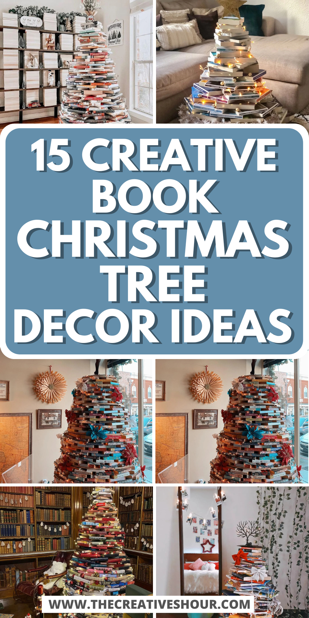 15 Creative And Cozy Book Christmas Tree Ideas You Will Love