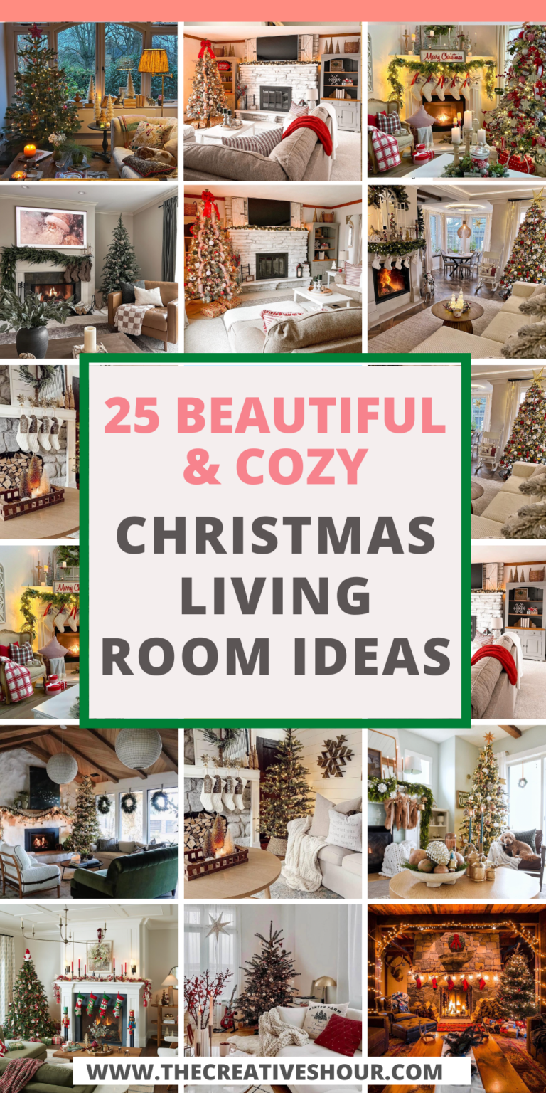 25 Cozy Christmas Living Room Ideas For This Festive Season