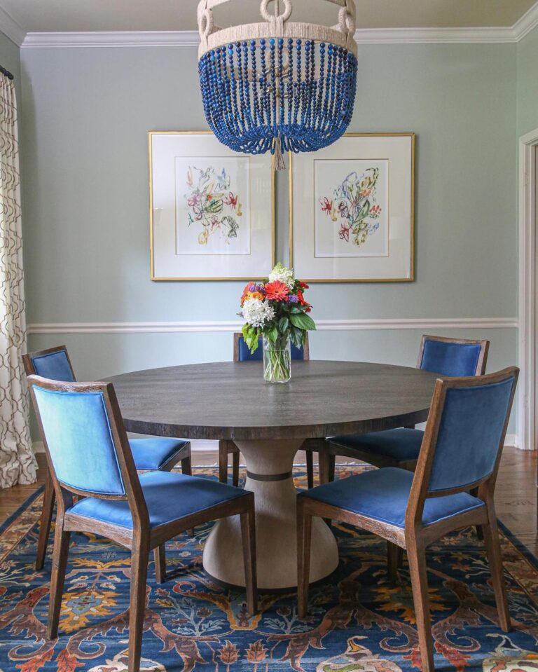 25 Classic And Vibrant Blue Dining Room Ideas You Should See