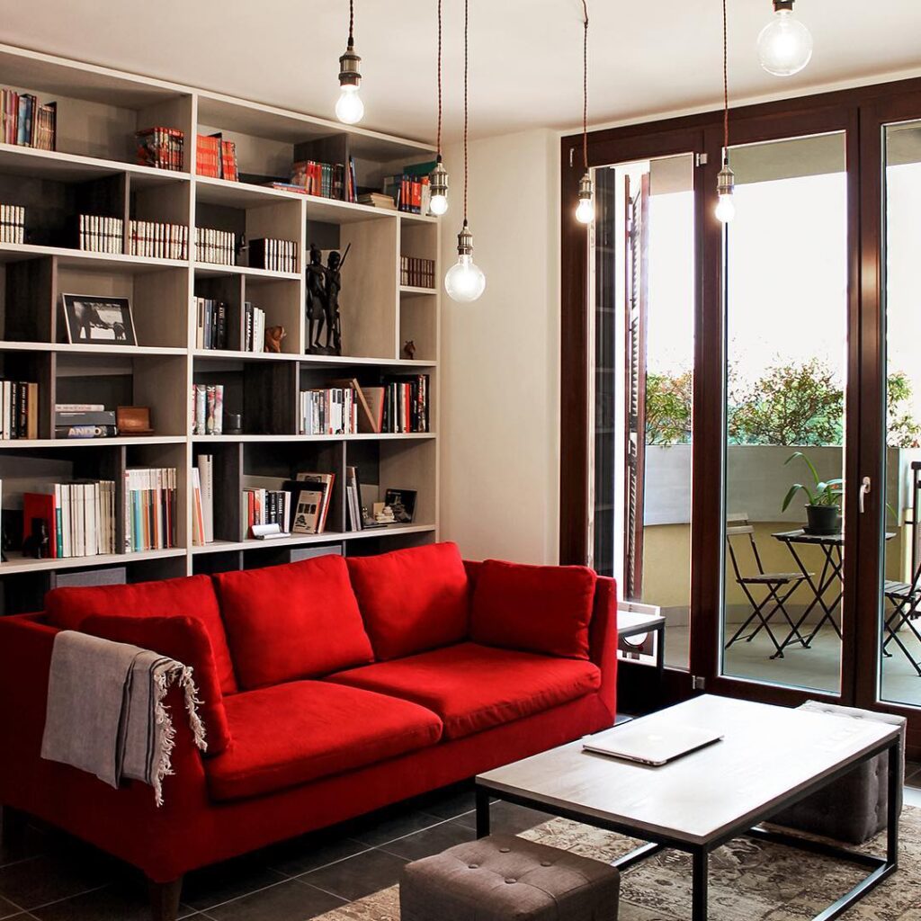 25 Bold And Vibrant Red Couch Living Room Ideas