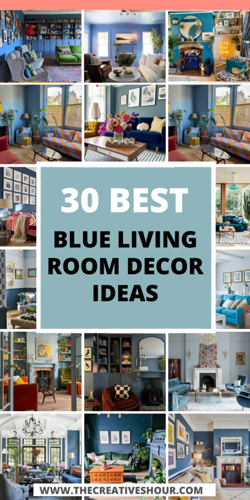 30 Modern And Classic Blue Living Room Decor Ideas