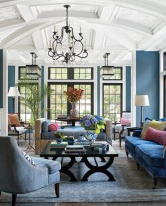 30 Modern And Classic Blue Living Room Decor Ideas