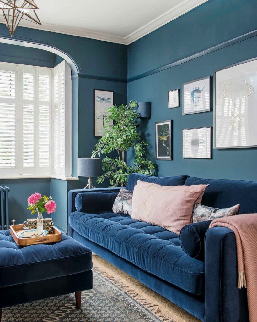 30 Modern And Classic Blue Living Room Decor Ideas