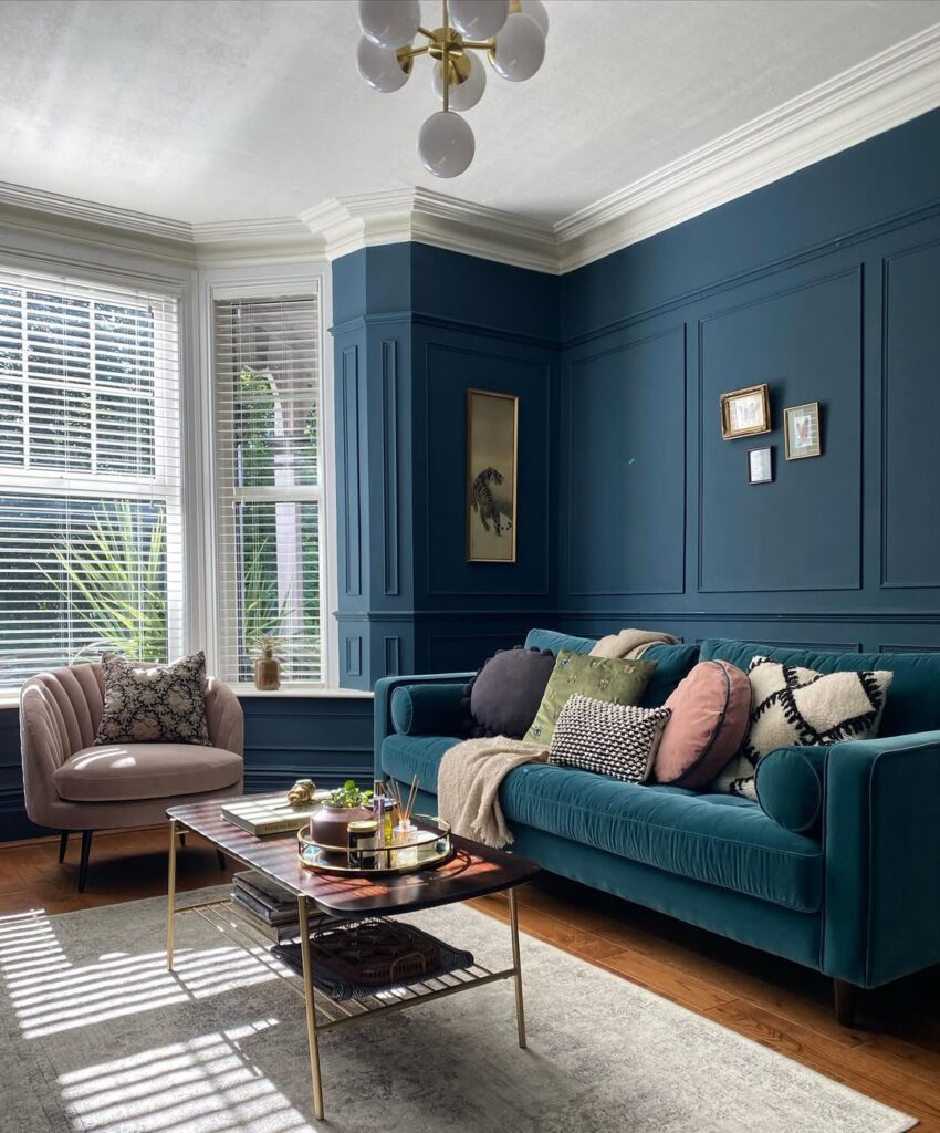 30 Modern And Classic Blue Living Room Decor Ideas